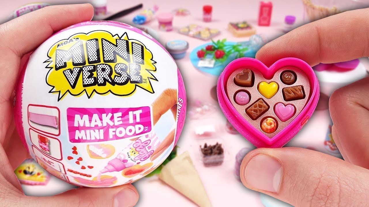 MiniVerse Valentine's Day - Opening and Making Entire Collection - YouTube