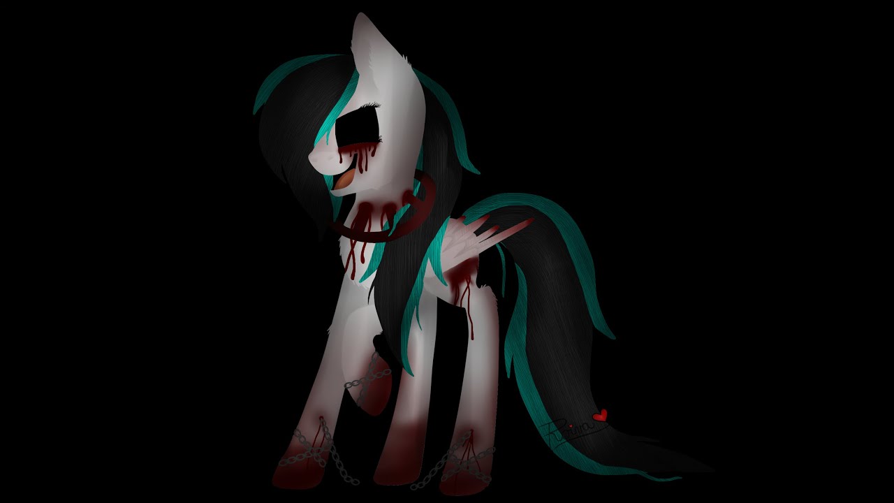 MLP I am in Amnesia by Roiva (SPEEDPAINT) Remake/Warning contains blood ...