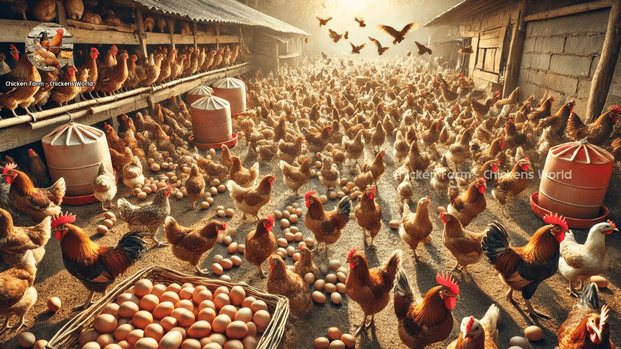 Collecting Eggs From Free Range Chickens Egg Laying Chickens Everywhere ...