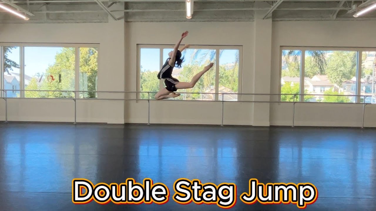 Double stag jump / Contemporary Modern Dance Series / 现代当代系列 - YouTube