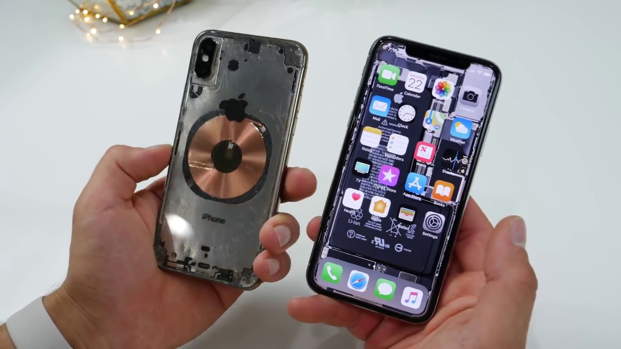 Broken iPhone XS !! What do you see inside when you break iphone xs ...