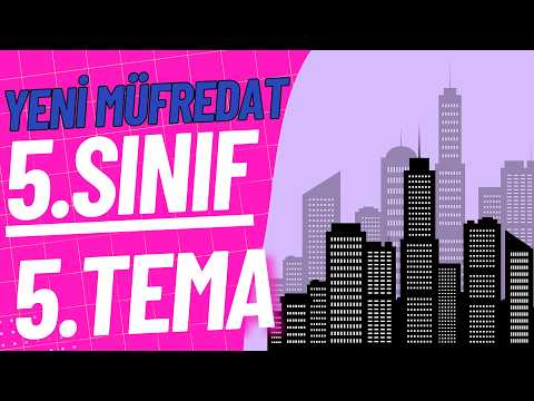 5.SINIF 5.ÜNİTE LIFE IN THE NEIGHBOURHOOD & CITY
