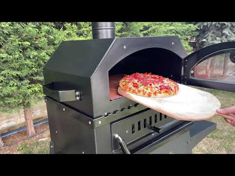 Sabah Tekerlekli Kömürlü Bahçe Fırını ve Mangal Barbekü Seti (Yeni Model) #mangal #bahçefırını