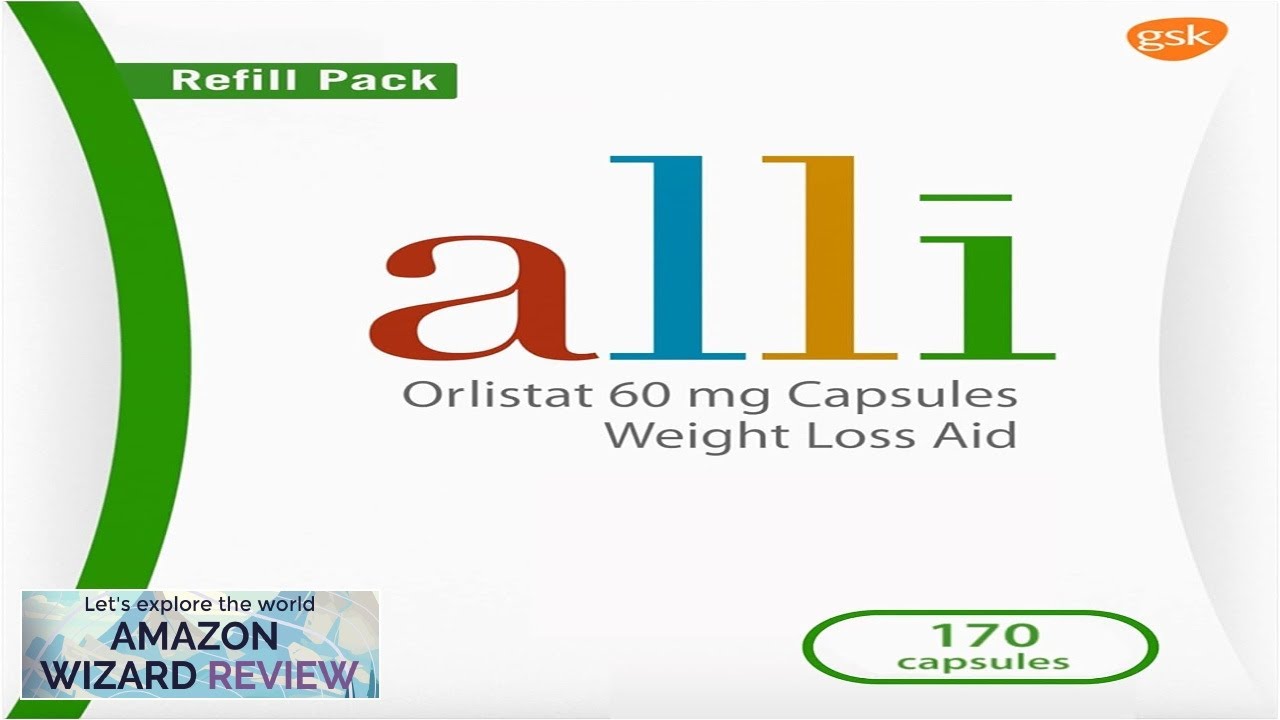alli Diet Weight Loss Supplement Pills Orlistat 60Mg Capsules 170 ...