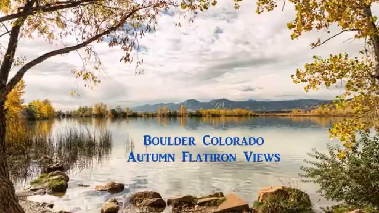 Colorado Boulder Flatirons Autumn View - YouTube