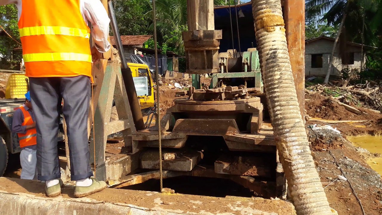 Bored Pile ( chek verify depth for pile hole ) - YouTube