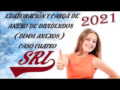 ELABORACIÓN DE ANEXO DE DIVIDENDOS (ANEXO ADI) - CASO 4 - SRI 2021