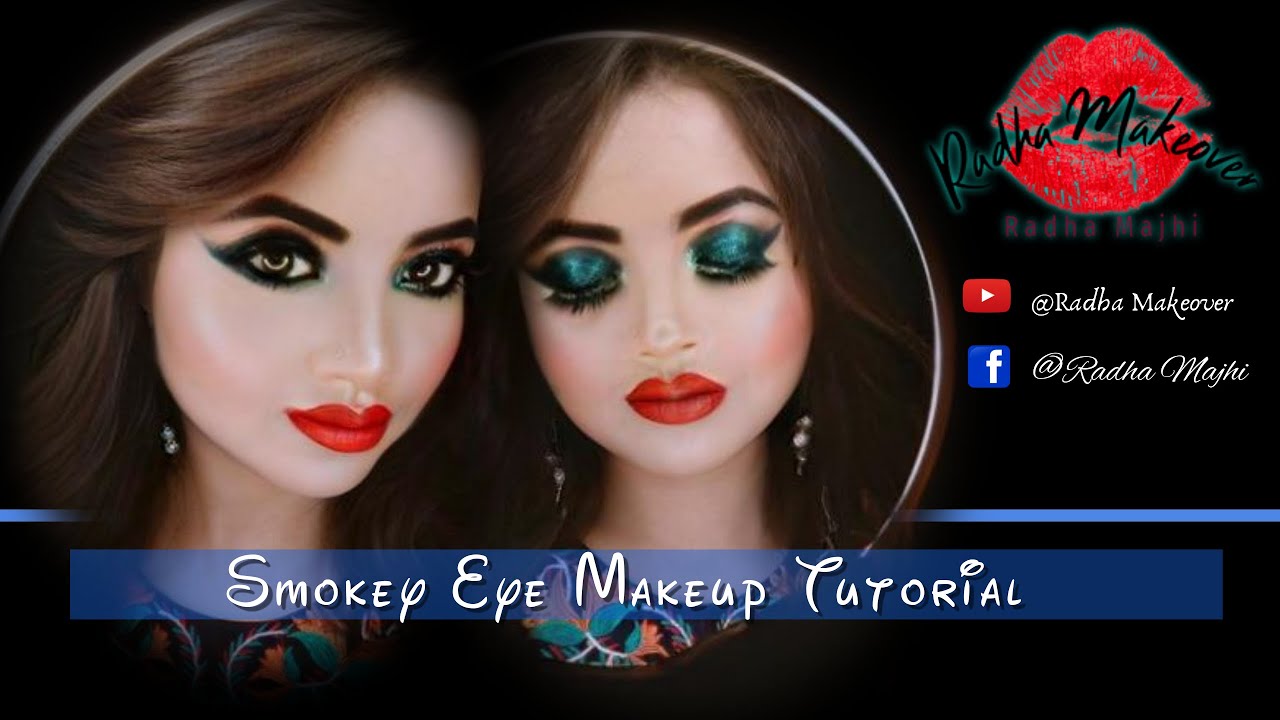 Smokey Eye Makeup Tutorial || Radha Makeover - YouTube