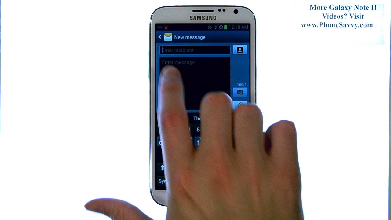 Samsung Galaxy Note II How Do I Create And Send A New Text Message YouTube samsung-galaxy-note-ii-how-do-i-create-and-send-a-new-text-message-youtube