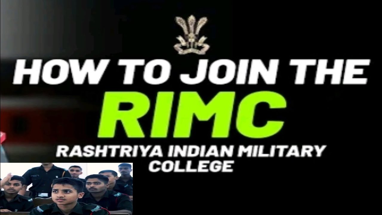How to join RIMC | Rastriya Indian Military College Admission 2024 ...