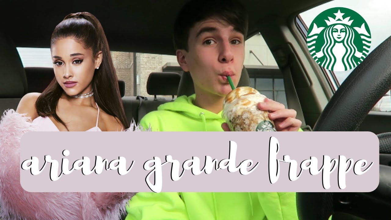 Trying the Ariana Grande Frappuccino! - YouTube