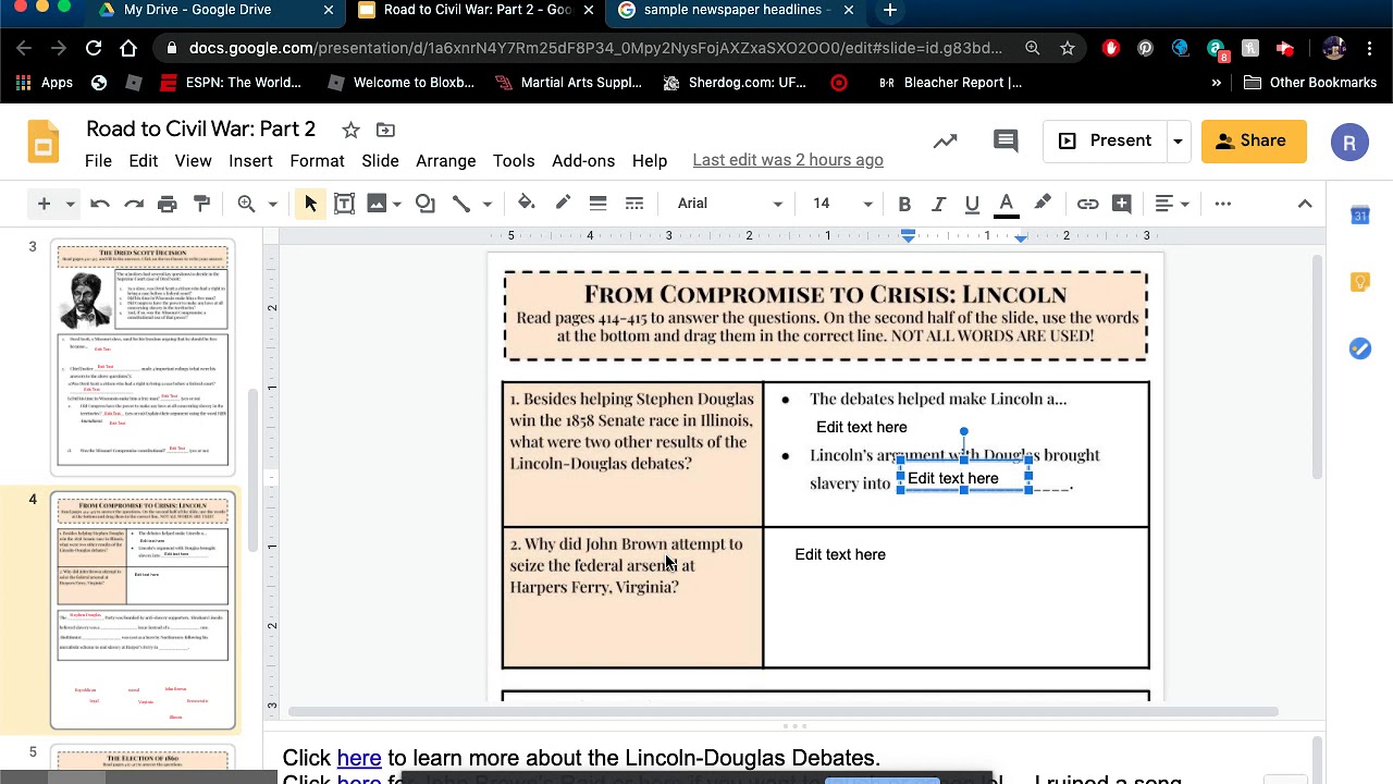Road to Civil War Slides Part 2 Explained - YouTube