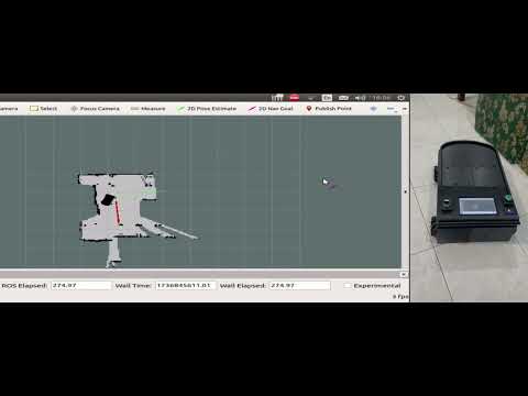 Testing robot AMR for navigation autonomous - YouTube