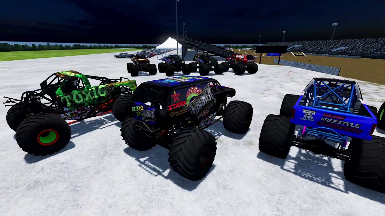 BeamNG Drive Monster Trucks Freestyle - Custom Galot - YouTube