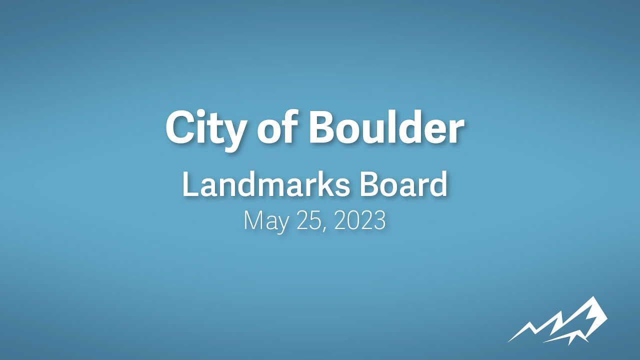 5-25-23 Landmarks Board Special Meeting - YouTube