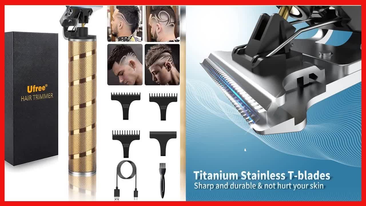Ufree Hair Trimmer for Men, Beard Trimmer for Men Electric Razor ...