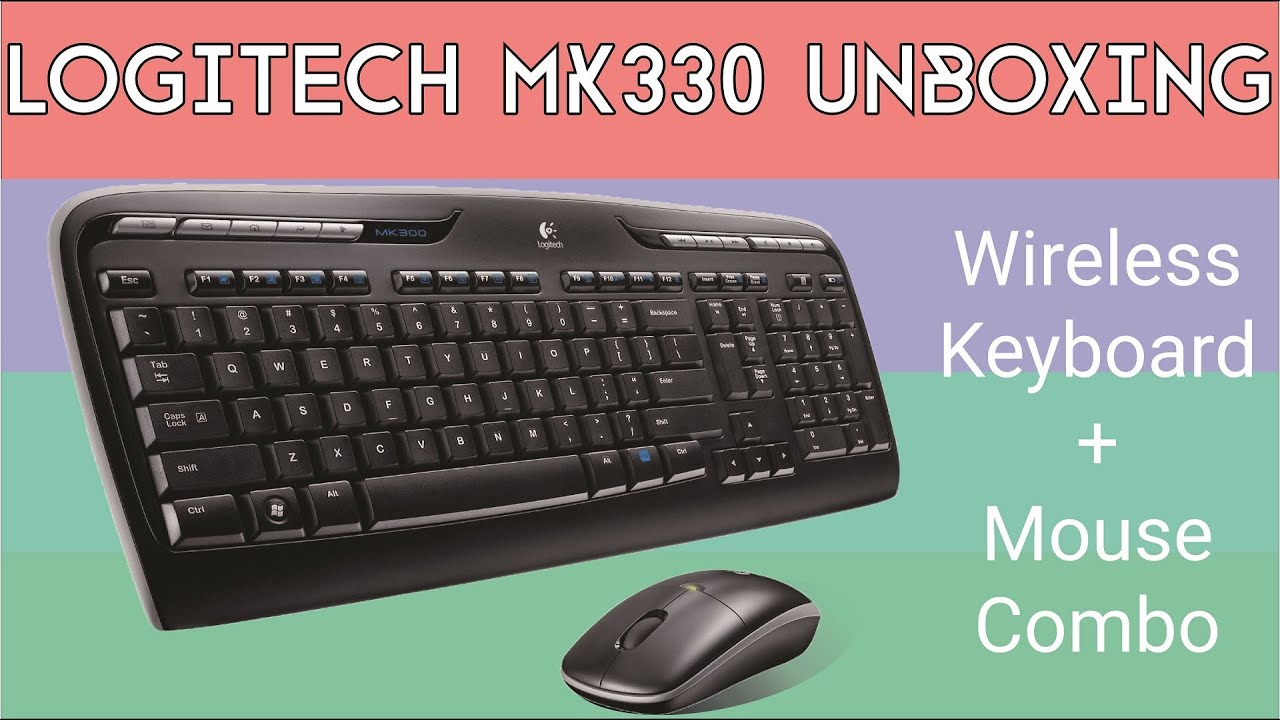 Logitech MK330 Wireless Combo Unboxing - YouTube