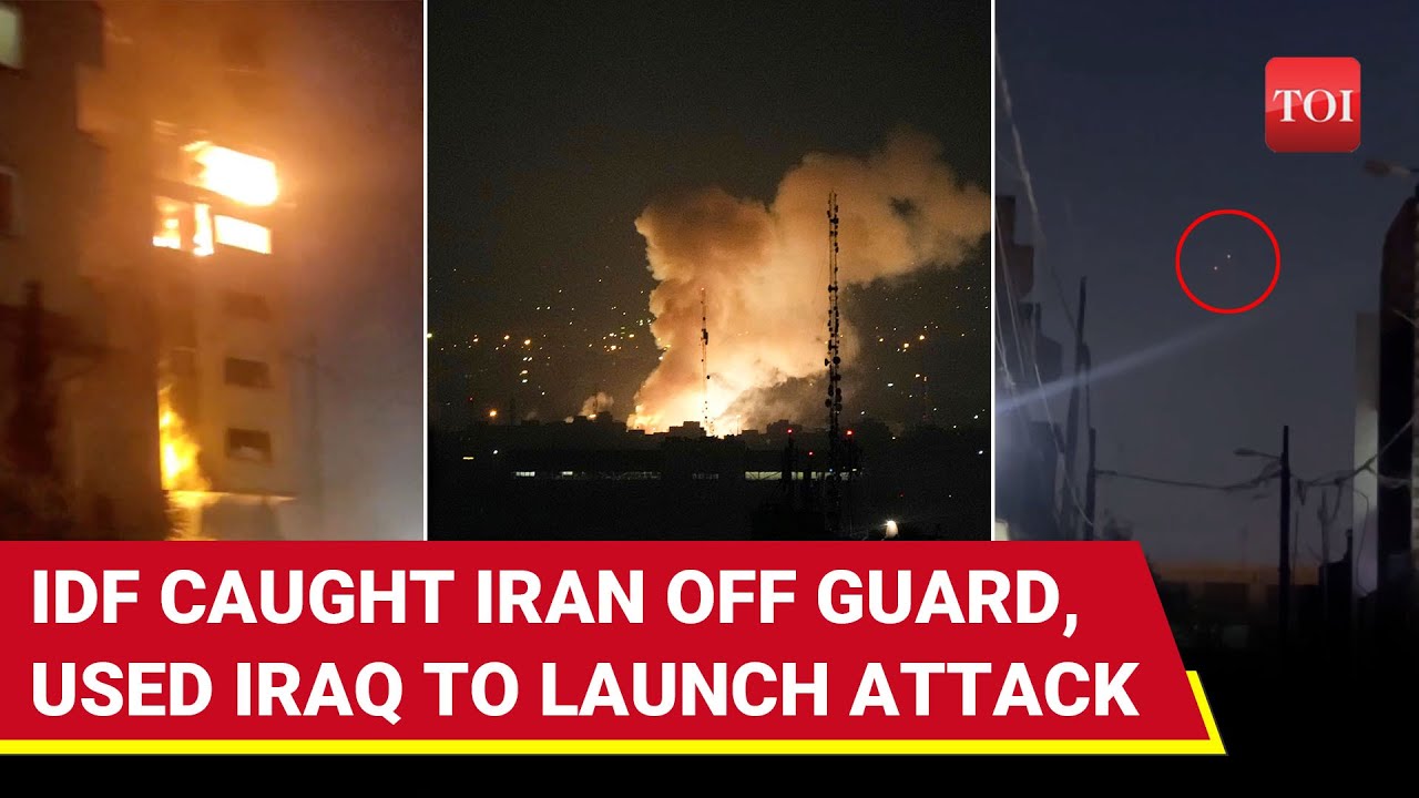 IRGC HQ Burns; Israel Used Iraq To Rain Missiles On Iran’s Military ...