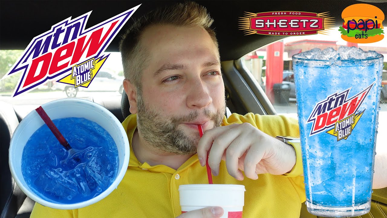 Mountain Dew Atomic Blue - Sheetz - Review - YouTube