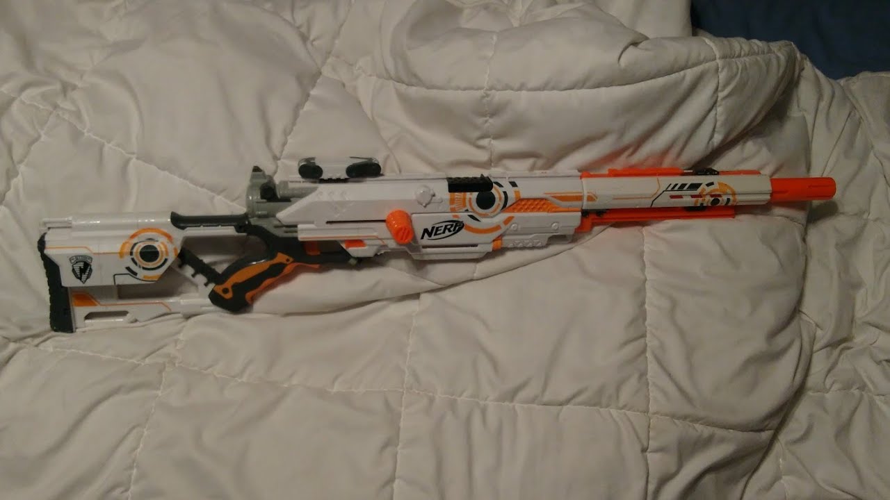 Nerf Whiteout longstrike reveiw! - YouTube
