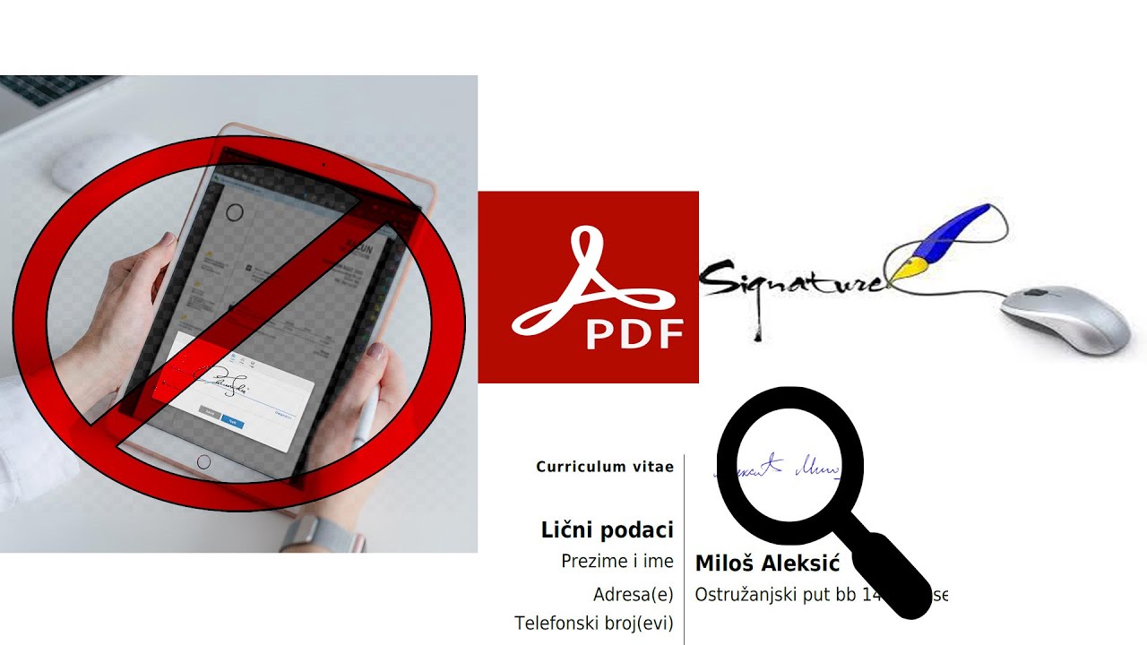 KAKO SE DIGITALNO POTPISATI NA PDF FAJLU? - YouTube