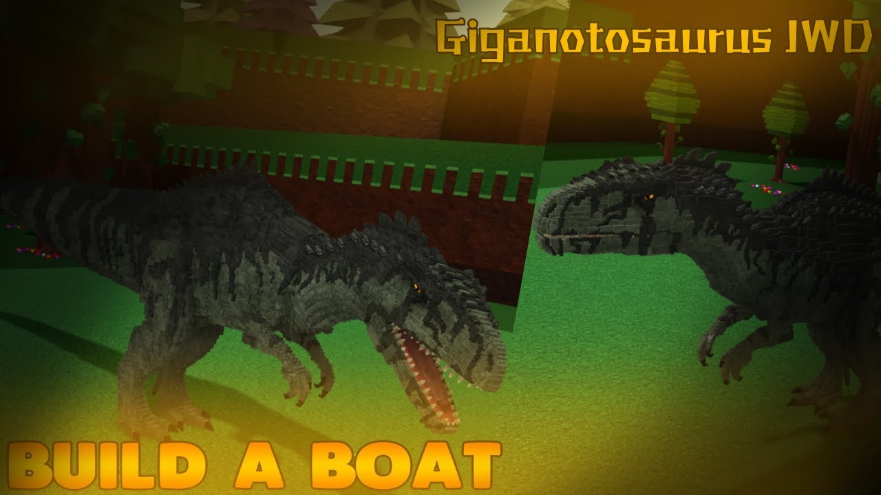 {OLD BUILD} BABFT: Giganotosaurus - YouTube