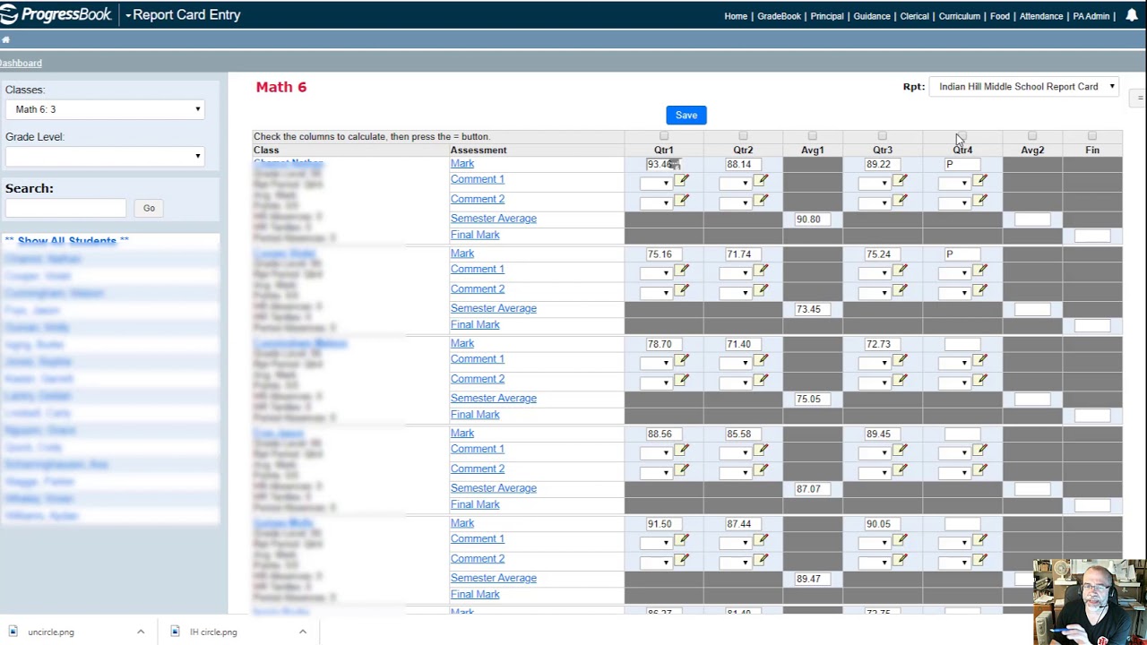 IH Progressbook: Year End Grades Entry - YouTube