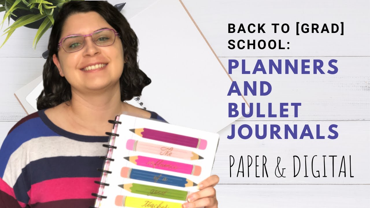 Planners And Bullet Journals For Graduate Students - YouTube