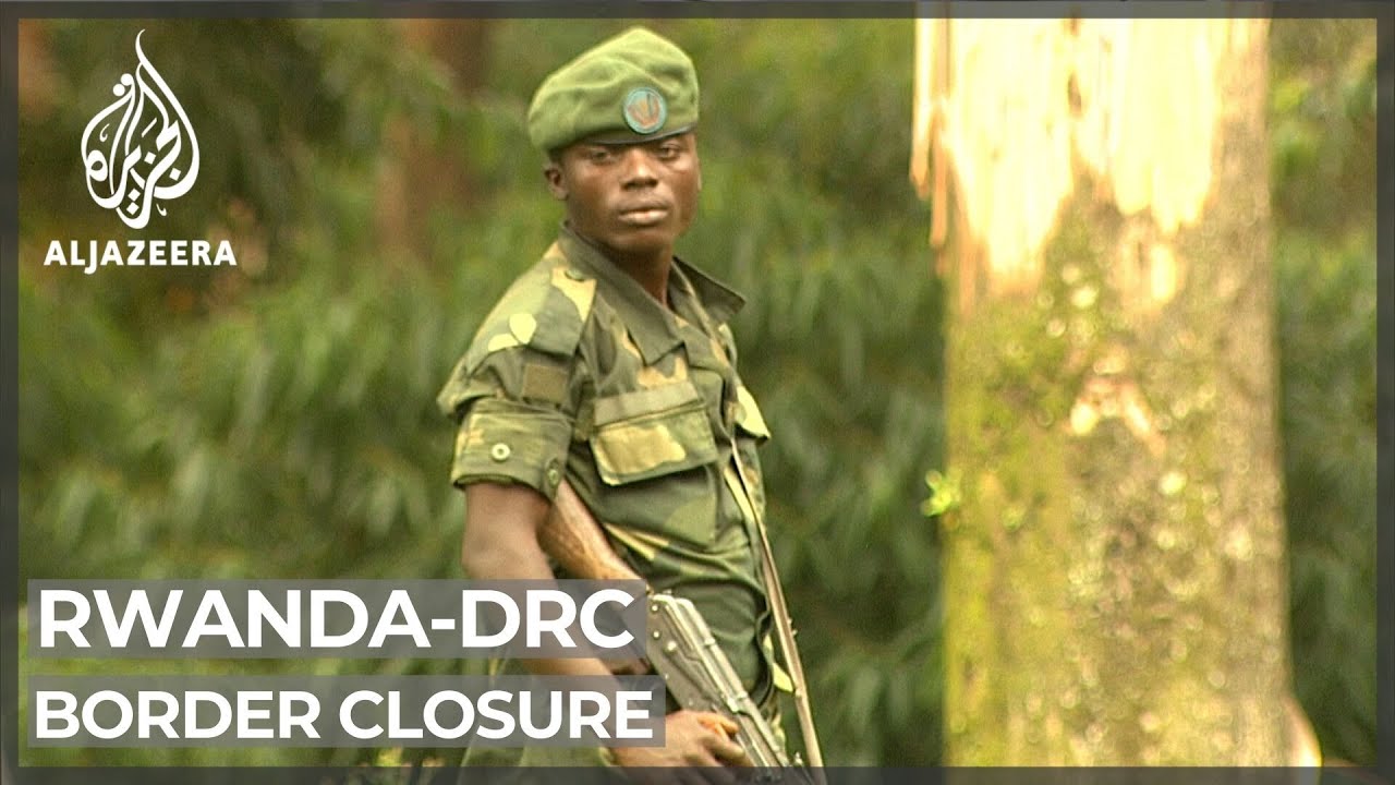 DRC closes Rwanda border after soldier is shot dead during attack - YouTube