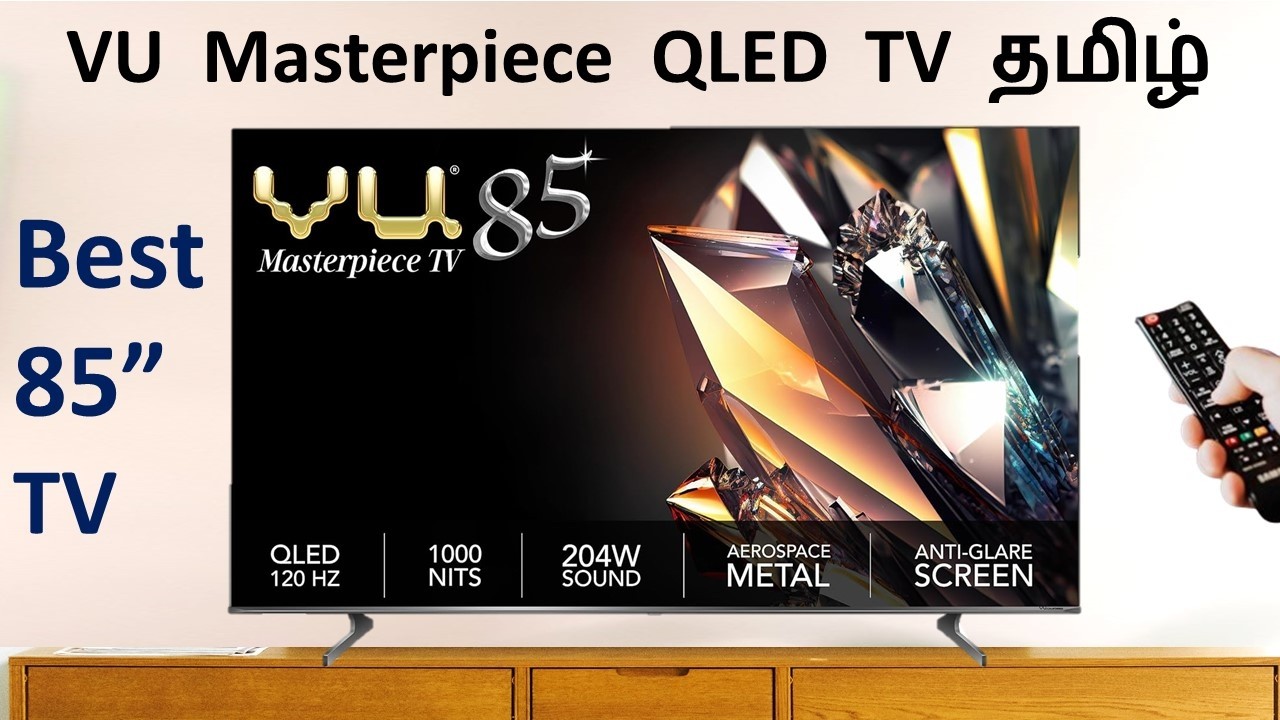 VU Masterpiece 4K QLED TV | 85QV | Best 85 inch Tv - YouTube