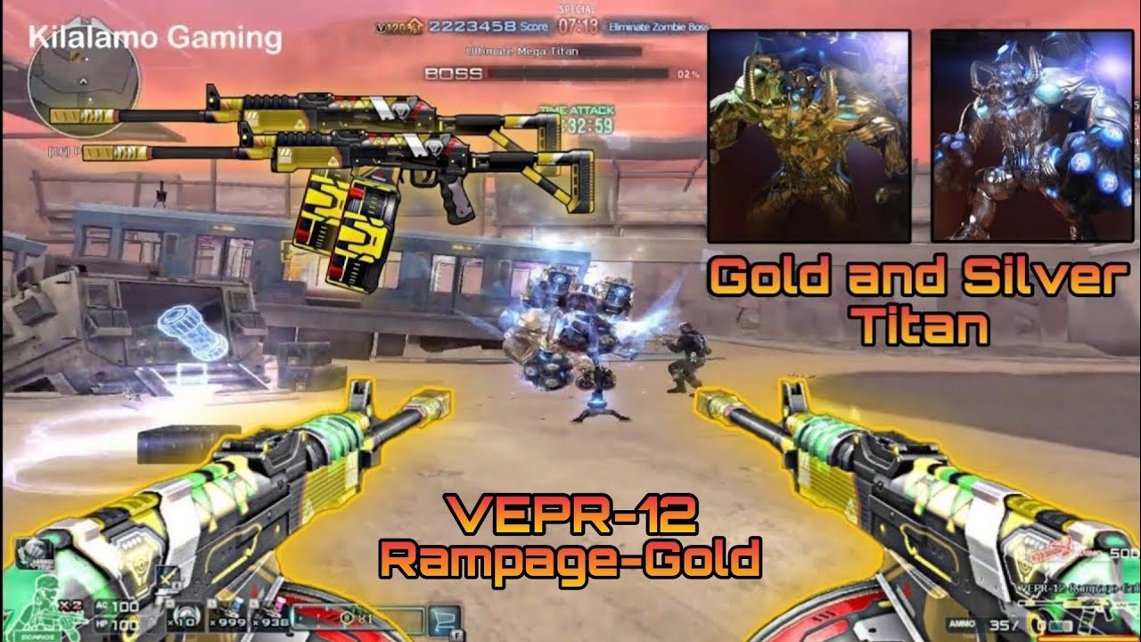VEPR-12-Rampage-Gold | New Crater (HARD) Gameplay | Crossfire ...