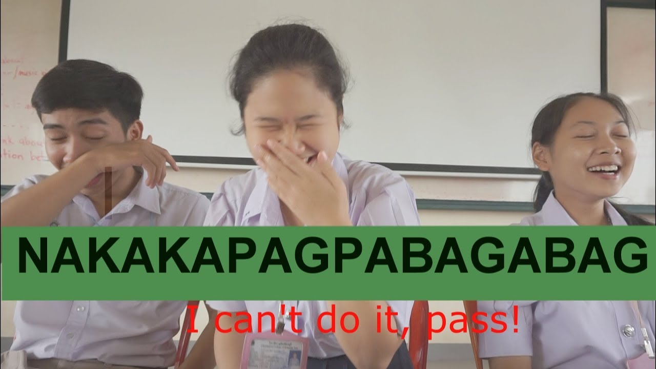 Speak TAGALOG CHALLENGE with Thai Students | Thai Speaking Tagalog ...