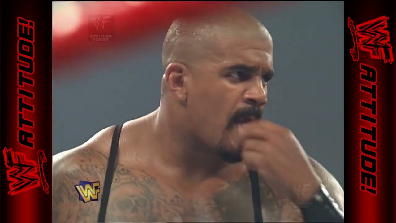 Ken Shamrock vs. Kama Mustafa | WWF RAW (1997) - YouTube