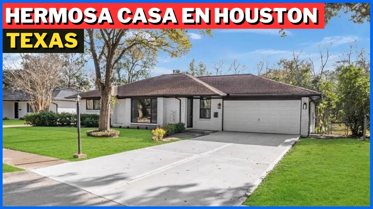 HERMOSA CASA EN VENTA DE 3 HABITACIONES EN HOUSTON TEXAS - YouTube