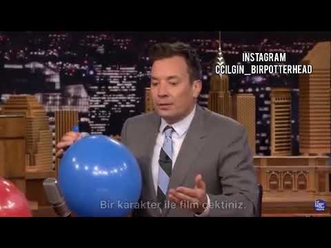 ALAN RİCKMAN sesini inceltip severus snape hakkında konuşuyor - Jimmy fallon show türkçe altyazılı