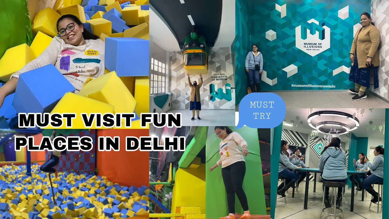 Most amazing and fun places in DELHI | MUST VISIT 🥳 - YouTube