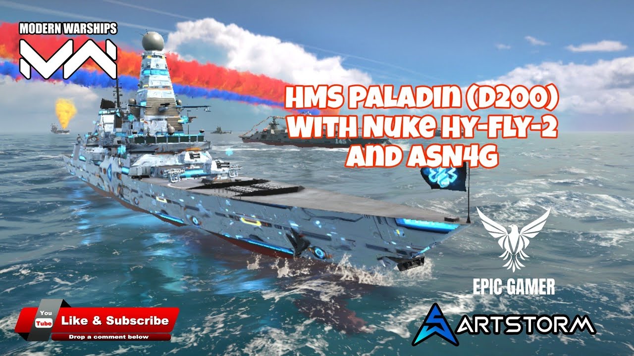 HMS Paladin (D200) With Nuke Hy-Fly-2 #modernwarships #mwcreator # ...