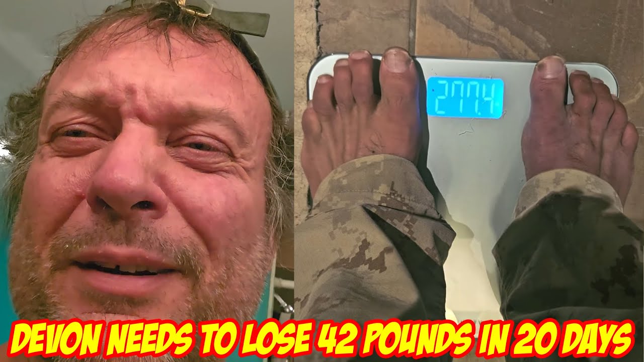 Devon needs to lose 42 pounds in 20 days! - YouTube