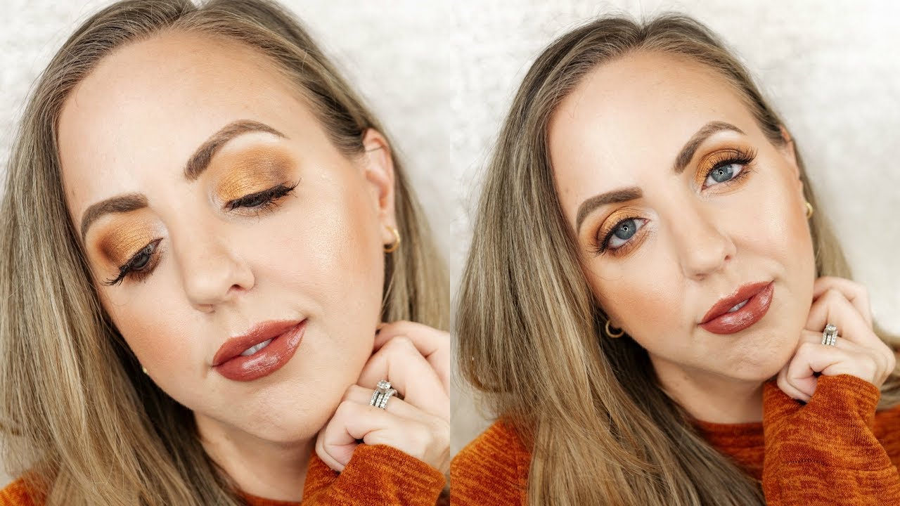 Fall Makeup Tutorial - Thanksgiving Vibes 🦃🍂 - YouTube