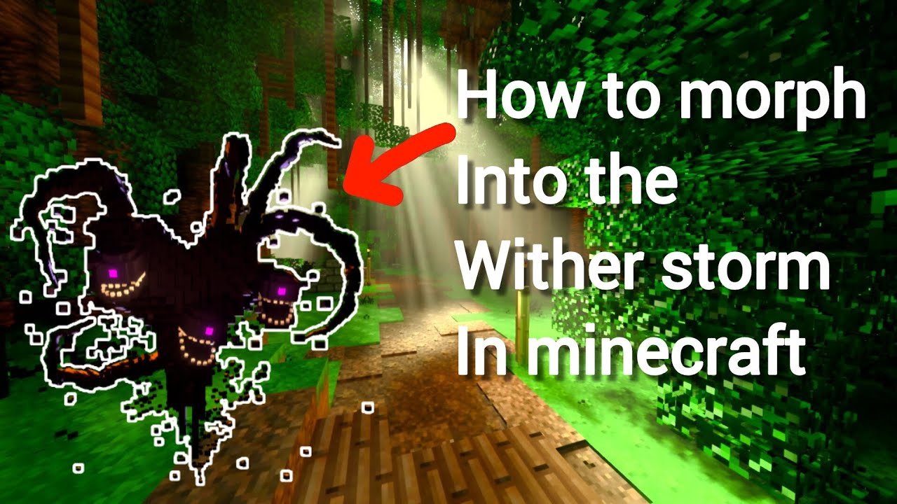 How To Morph Into The Wither Storm In Minecraft Bedrock/Mcpe ...