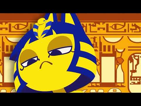 Kucing Mesir Menari Viral. EGYPTIAN CAT DANCING Ankha Cat Just Dancing:v