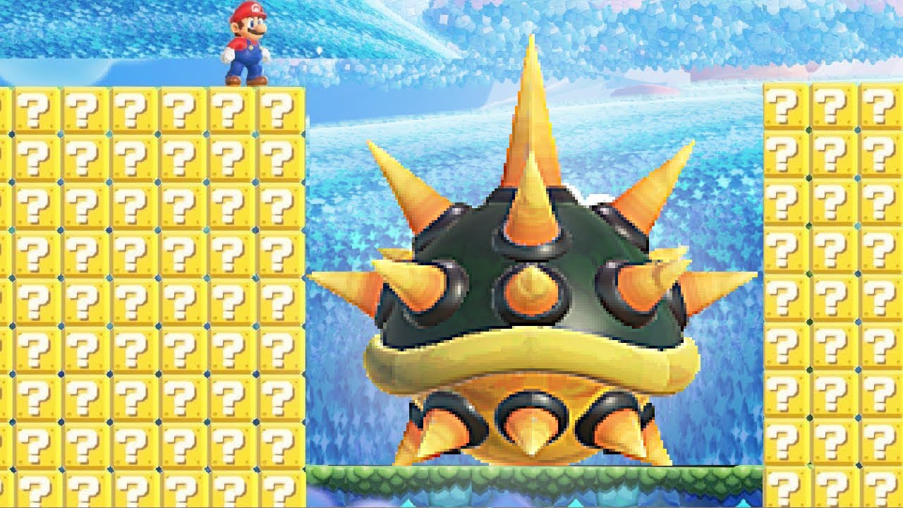 What happens when Mario Collect 999 Bowser Shells & 999 Item Blocks ...