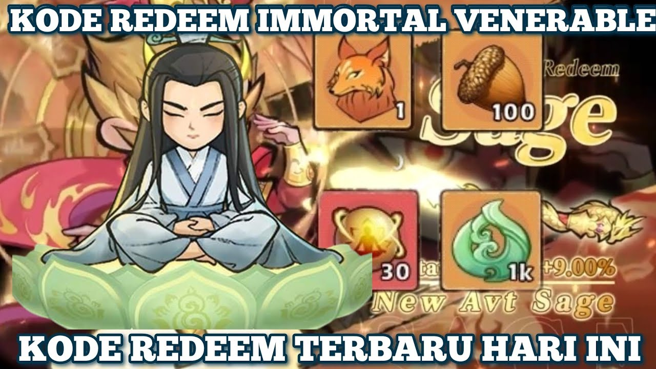 Kode Redeem Immortal Venerable November 2023 ! Gift Code Immortal ...