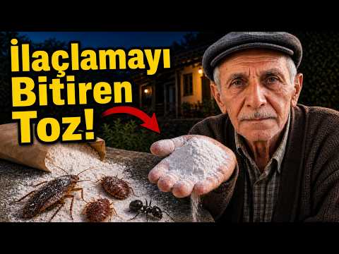 Evdeki TÜM Böceklerden ESKİLERİN USULÜYLE Kurtulun... İlaçlamacıya Bir Daha Para Vermeyin
