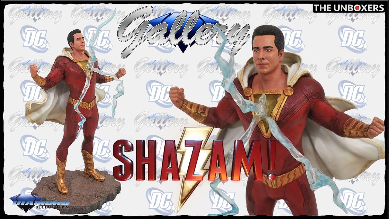 Shazam DC Comics Movie Gallery PVC Figure by Diamond Select - YouTube