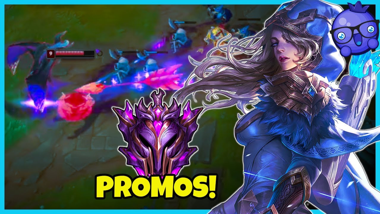 Playing Ashe Support in MASTER PROMOS LOL - YouTube