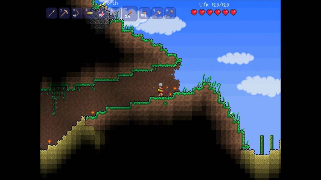 Terraria Hardcore! Ep.4 - Antlion Hunting - YouTube