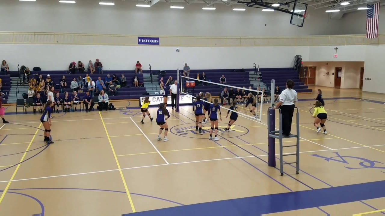 Payton Porter - Purple jersey #18 - Vs Cabrini - Kill (Line) - YouTube