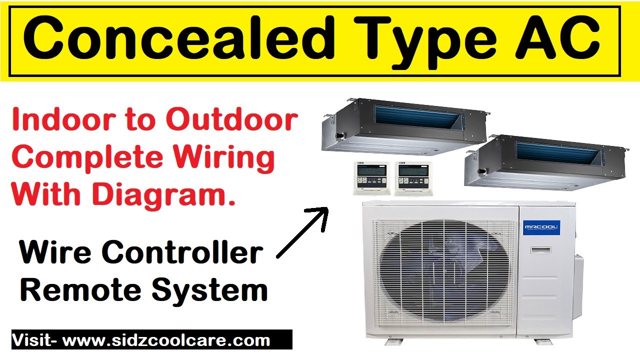 Concealed AC Wiring | Concealed Access Panel | Concealed Duct Air ...