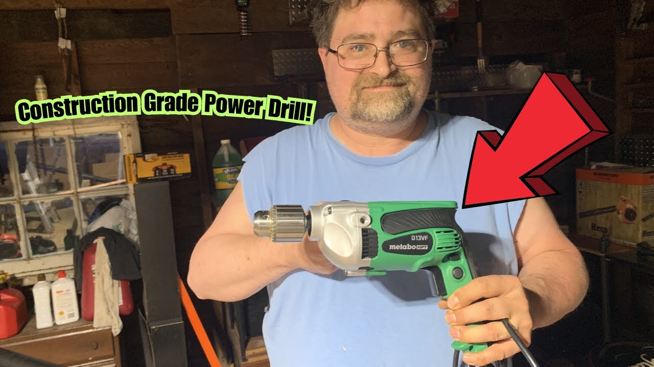 Metabo HPT Corded Drill with Cast Aluminum Gear Housing Review - YouTube